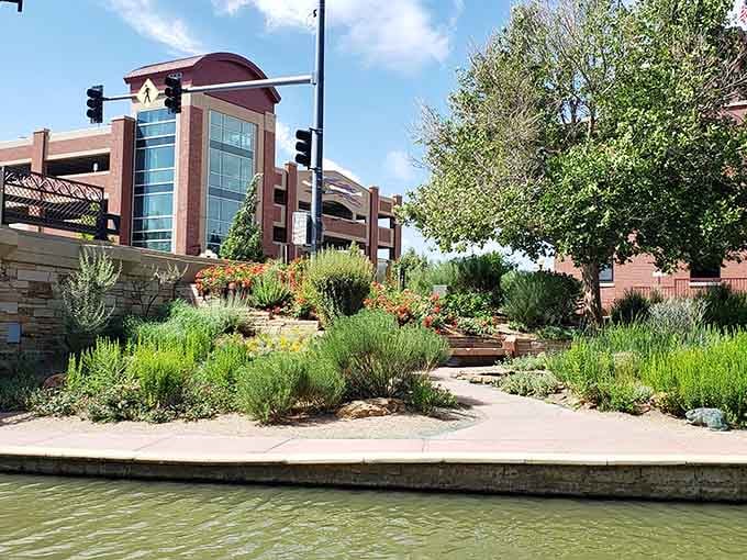 Modern architecture meets thoughtful landscaping, creating spaces that feel both sophisticated and wonderfully approachable throughout the district.