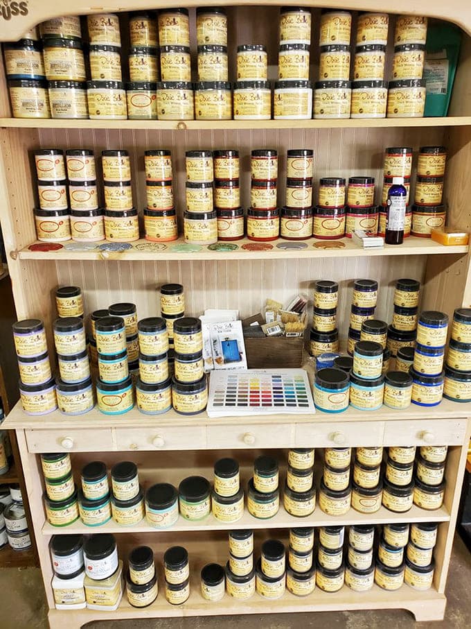 More paint options than a hardware store, perfect for transforming that thrift store find into treasure.