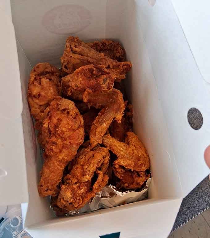 Crispy fried chicken that would make the Colonel himself pull over for a taste test on Route 66.