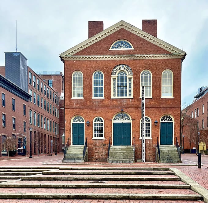 Old Town Hall's classical architecture reminds you that Salem built beautiful things even between all the witch drama.