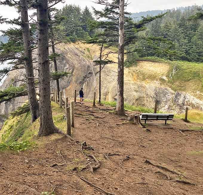 Beach day, Oregon-style! Where "crowded" means you might have to walk twenty feet to find your own perfect stretch of sand.