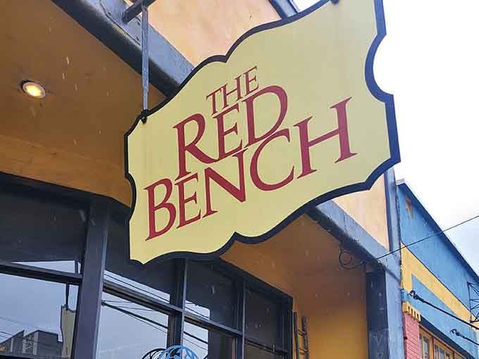 The Red Bench isn't just a store name; it's an invitation to slow down and actually enjoy shopping again.