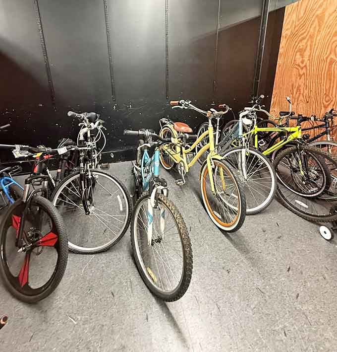 Bicycles ready to roll again, proving that wheels and deals make the perfect combination for summer fun.