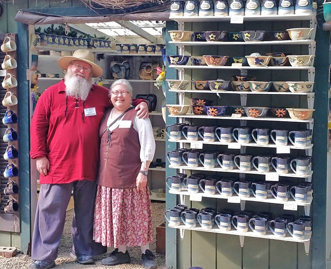 Local pottery displays showcase Appalachian craftsmanship at its finest. Each mug and bowl tells a story of tradition passed down through generations.