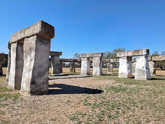 Afternoon shadows stretch across the grounds, inviting exploration of every angle and photographic possibility available here.