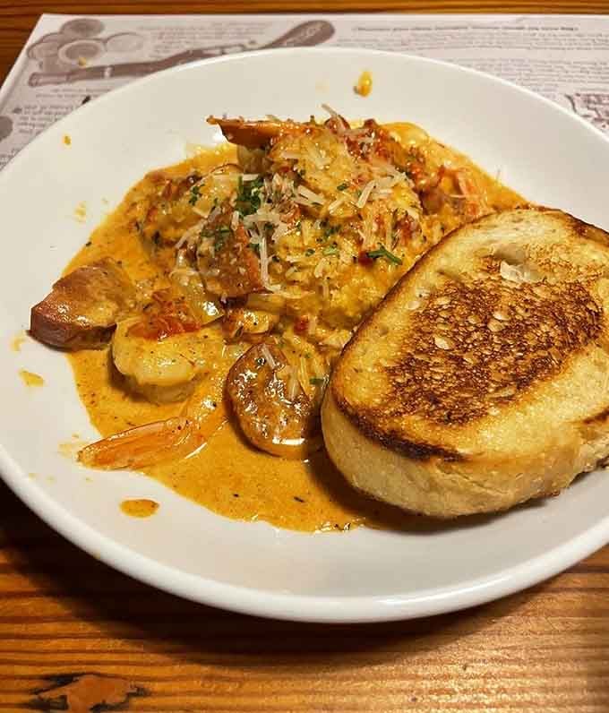 When shrimp and grits look this good, you understand why the South has been perfecting this dish for generations.