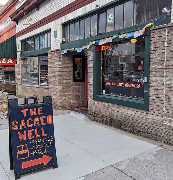 The Sacred Well promises readings, crystals, and magic&mdash;because even in affordable mountain towns, a little spiritual guidance never hurts.