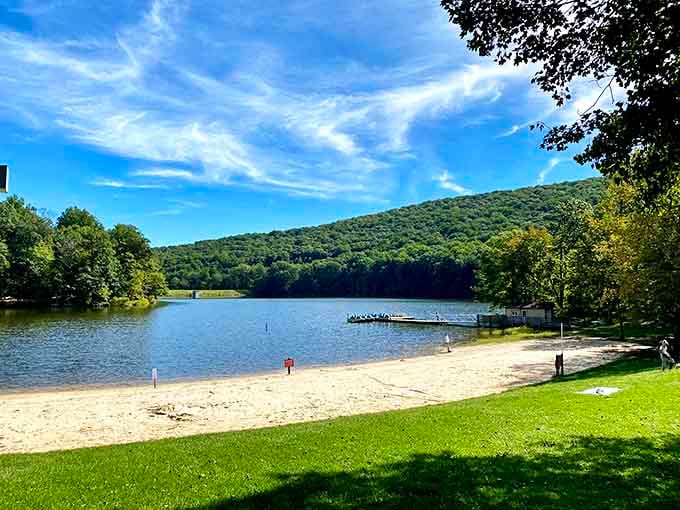 Hunting Creek Lake offers 43 acres of liquid tranquility, perfect for pretending your phone doesn't exist for a few hours.