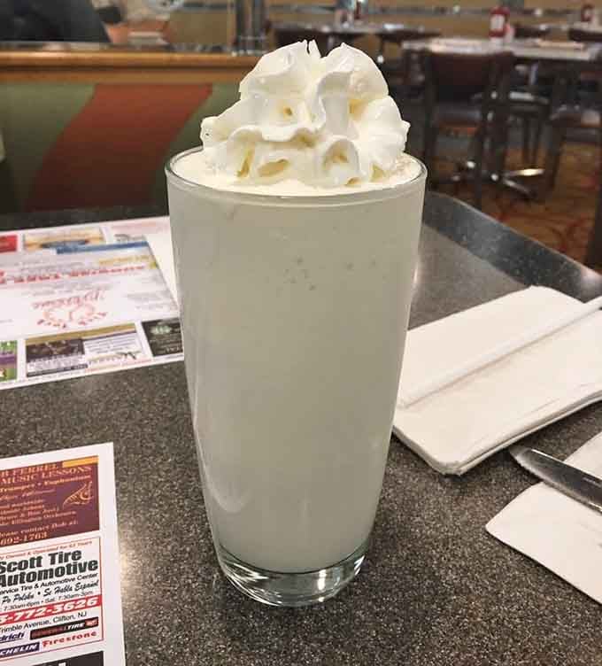 This vanilla shake is so thick you'll need biceps like Popeye just to get it through the straw.
