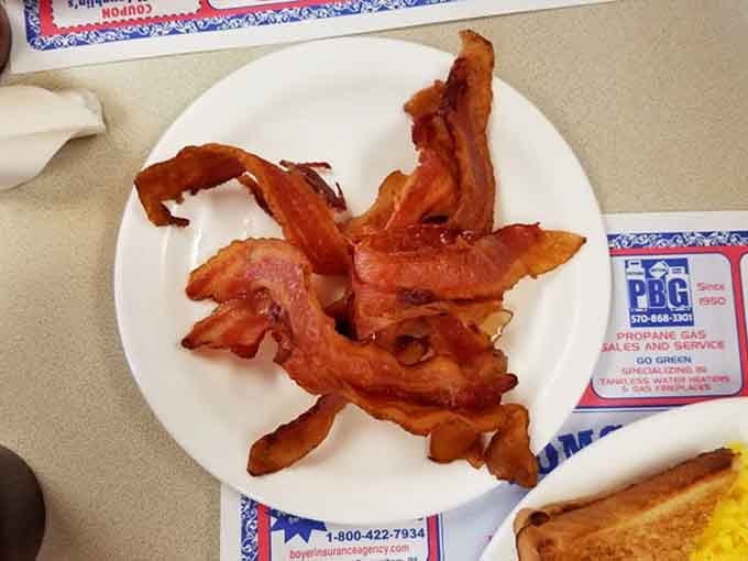 Bacon this beautifully crispy deserves its own standing ovation, possibly followed by an encore performance tomorrow morning.