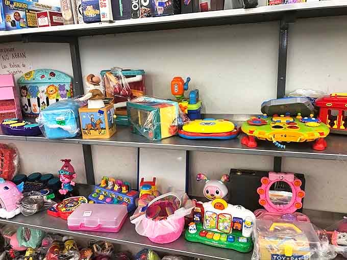 Yesterday's toys seeking tomorrow's adventures. That pink plastic phone might not call Uber, but it'll summon pure childhood joy.