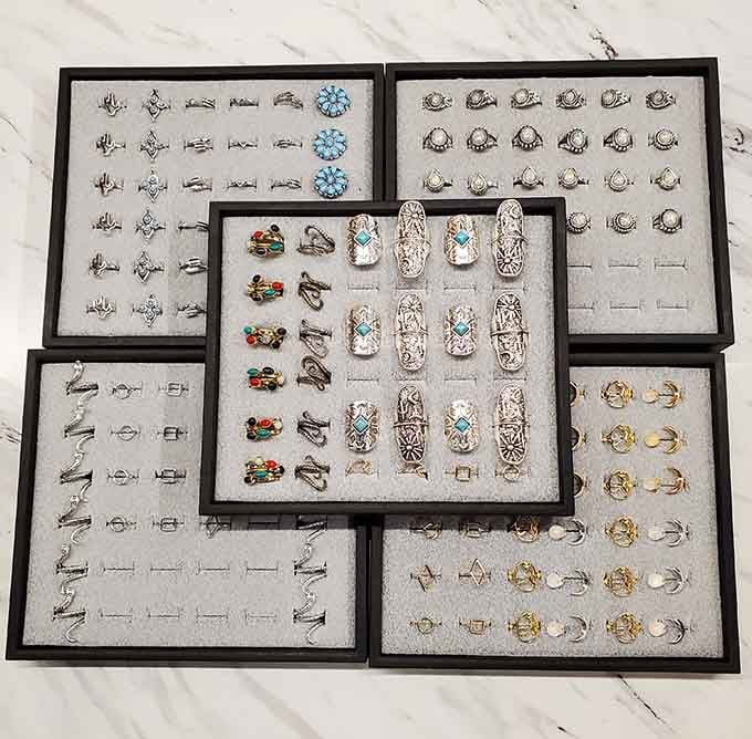 Jewelry displays that sparkle with possibilities without requiring you to take out a second mortgage on your house.