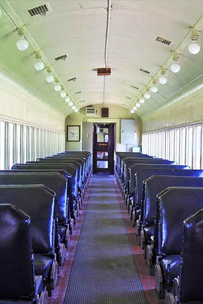 These vintage seats have cradled thousands of daydreamers watching America roll by, each leather cushion holding stories of journeys past.