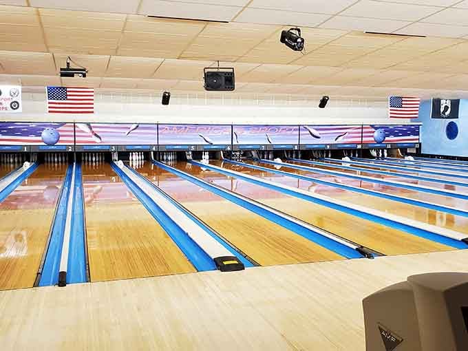At Wadena Lanes, the satisfying crack of pins hasn't changed since your parents' bowling league days, though thankfully the shoe spray technology has improved considerably.
