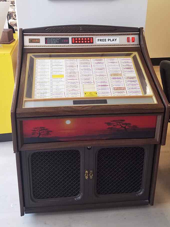 This vintage jukebox once serenaded late-night diners with country ballads and rock classics&mdash;the soundtrack to countless midnight hash brown orders.