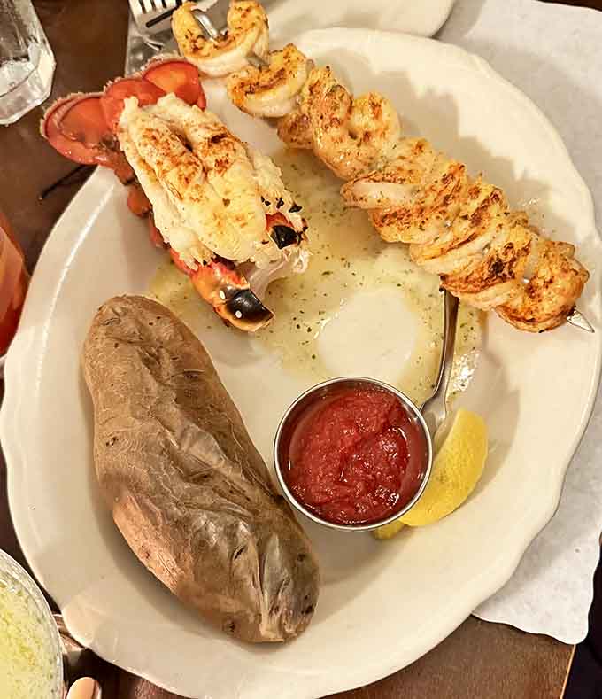 Surf meets turf in the most delicious way possible, because why choose between land and sea when you can have both?