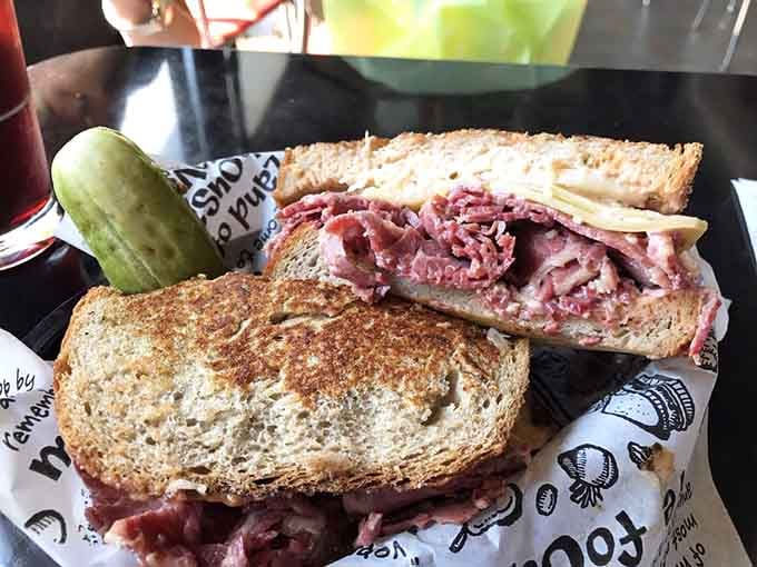 Behold the Reuben that launched a thousand food pilgrimages, stacked high with tender, hand-sliced corned beef.