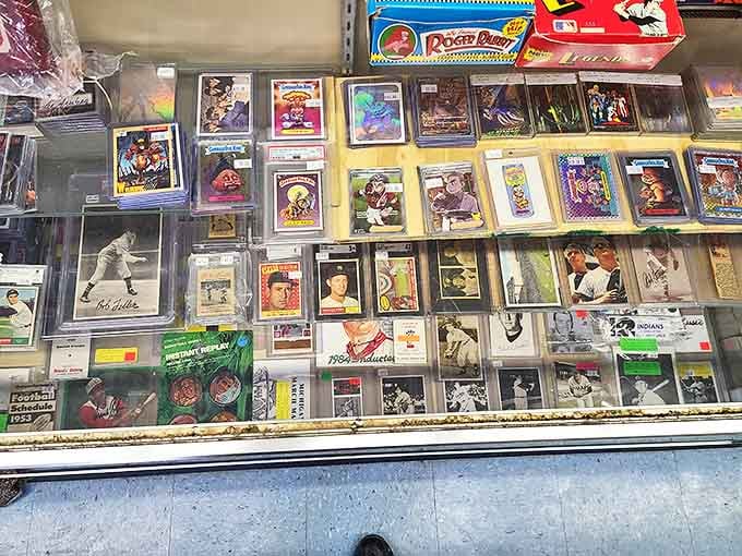 Baseball cards and memorabilia behind glass &ndash; where grown men reconnect with childhood dreams and the heroes who shaped their summers.