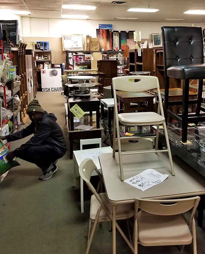 Rows of seating options that range from practical to "I didn't know I needed that until now."