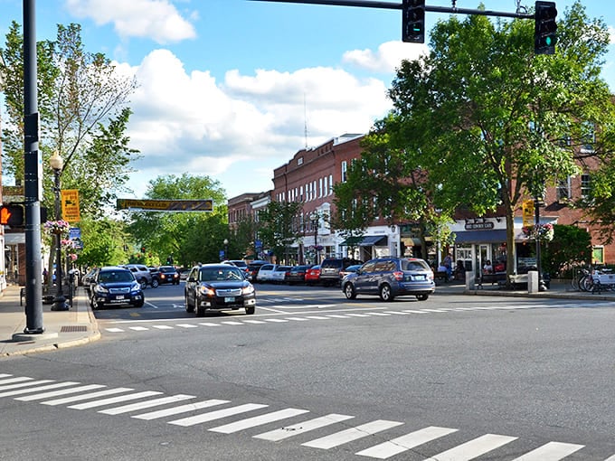 Downtown Hanover's tree-lined streets and classic architecture create the kind of walkable town center that retirement dreams are made of.
