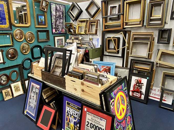 A frame for every memory and then some. This corner looks like a gallery exploded, and I'm not mad about it.