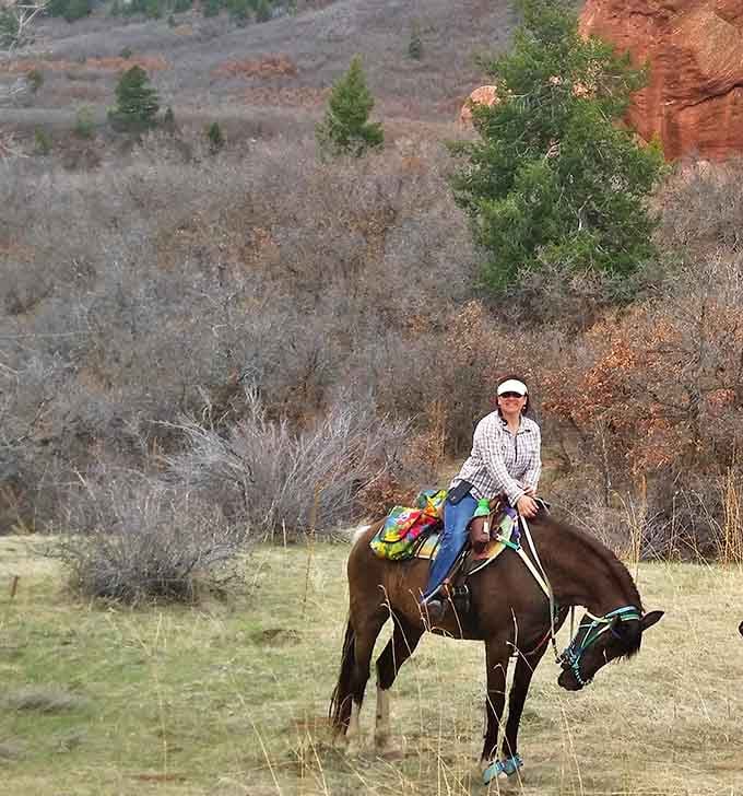 Horseback riding near the park offers a different perspective&mdash;like watching a Western movie where you're the star.
