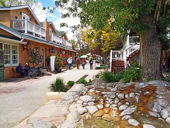 The John Dunn Shops create a pedestrian paradise where wallet-opening opportunities lurk behind every charming storefront. Resistance is futile.