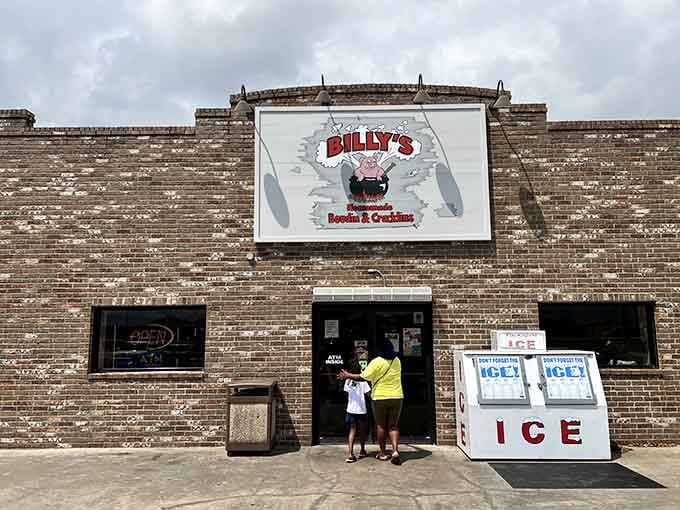 Behind this modest brick facade lies a cracklin' empire that'll change your snack game forever.
