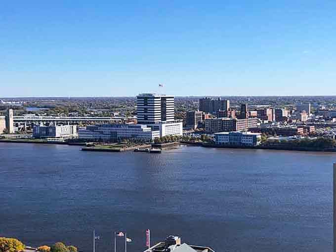 The Delaware River flows past the city like a liquid highway, connecting communities and offering views that never get old.