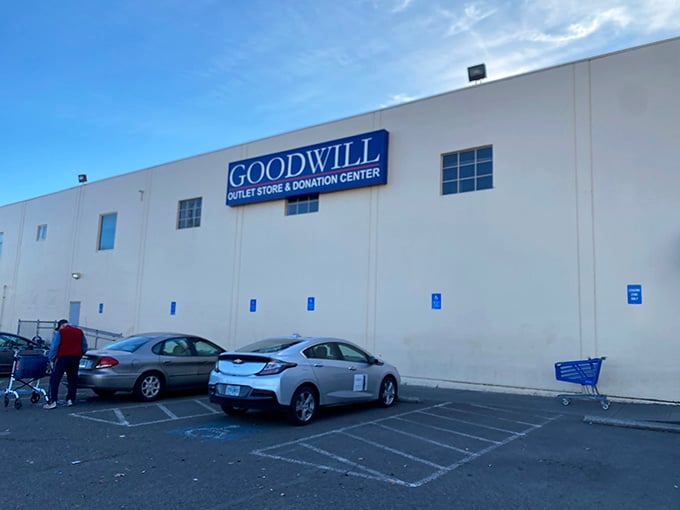 This massive outlet center looks like it could swallow a football field and still have room for more.