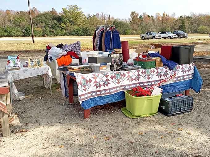 This colorful booth bursts with beach gear, toys, and accessories that would make a rainbow jealous of the selection.