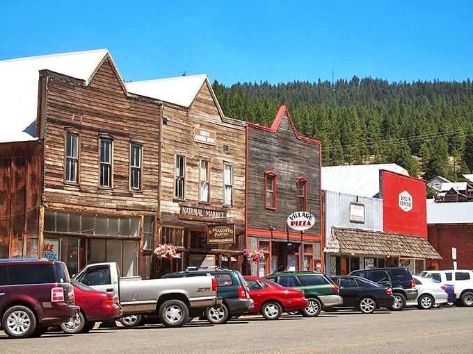 Roslyn's wooden storefronts might look familiar - they starred as "Cicely, Alaska" in Northern Exposure before returning to their day job.