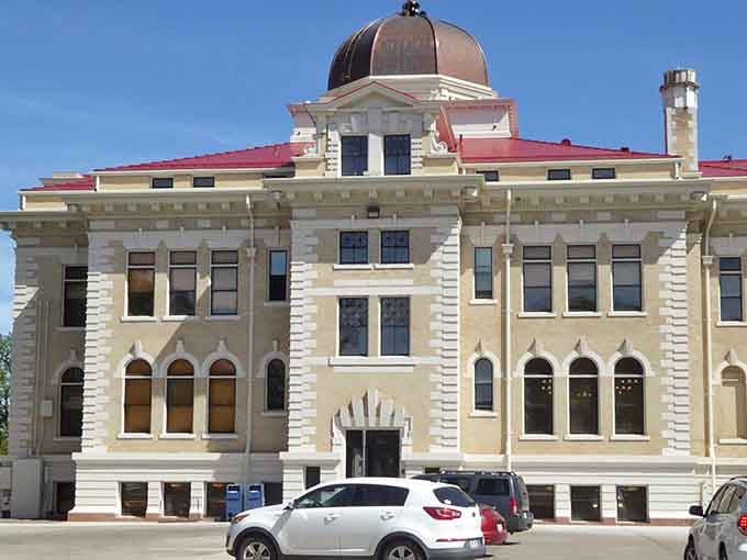Sterling's historic courthouse showcases the beautiful architecture you can enjoy while paying half the rent of Denver.