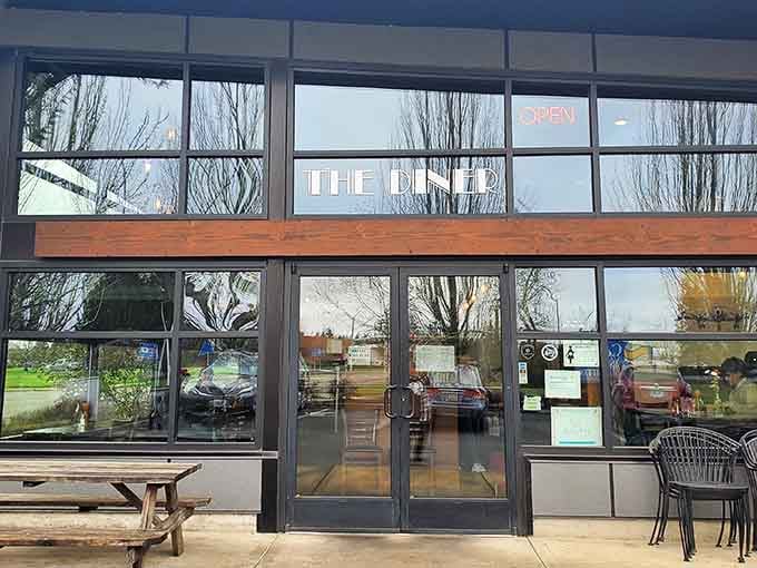 Those massive windows flood the space with natural light, making every breakfast feel like a bright new beginning.