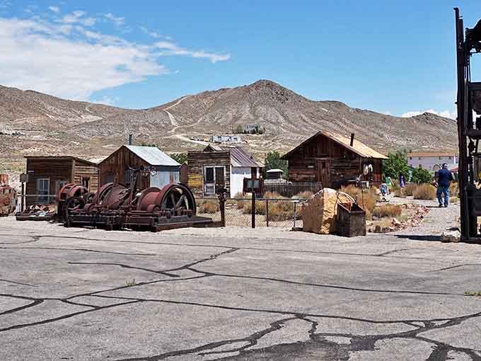 Historic mining structures in Tonopah offer free exploration of Nevada's rich past for budget-minded residents.