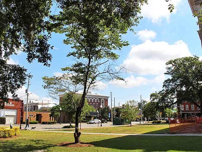The heart of downtown Valdosta offers a glimpse into Georgia's past &ndash; brick buildings standing proud against brilliant blue skies.