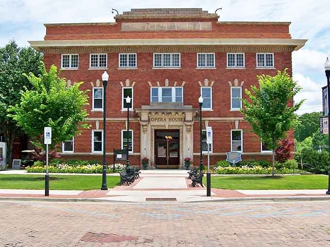 The Opera House anchors a square so picture-perfect it could be a movie set from yesteryear.