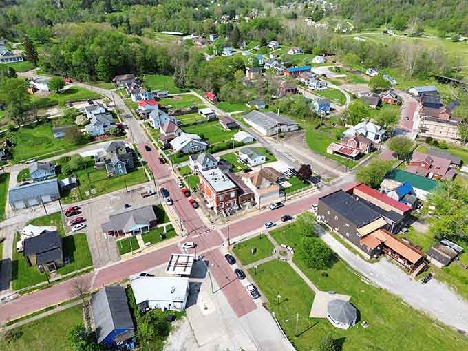 Aerial view of a town where everyone knows your name and your budget stretches like summer daylight.