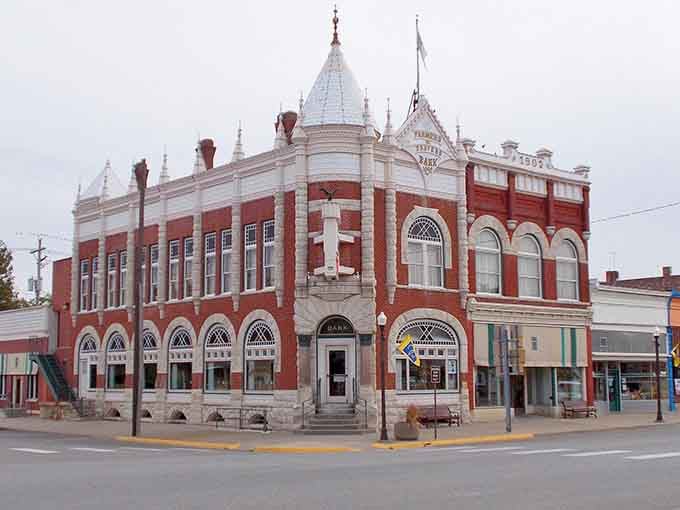 This grand historic building in Council Grove stands as a testament to the town's prosperous past. Its architecture alone is worth the trip!