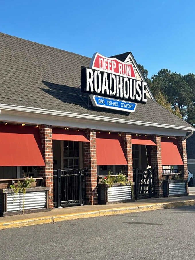 Deep Run's brick-and-awning combo looks unassuming, but inside awaits barbecue that's anything but ordinary.