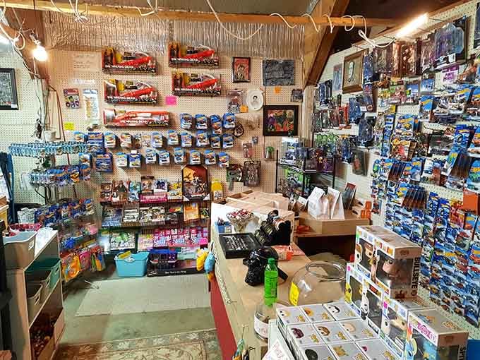 Collectibles as far as the eye can see! Flea Land's organized chaos is where childhood nostalgia meets adult purchasing power.