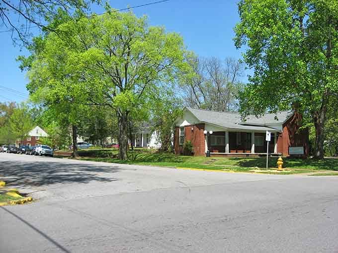 Tree-canopied streets with modest homes prove the American Dream doesn't require a mansion or a mortgage nightmare.
