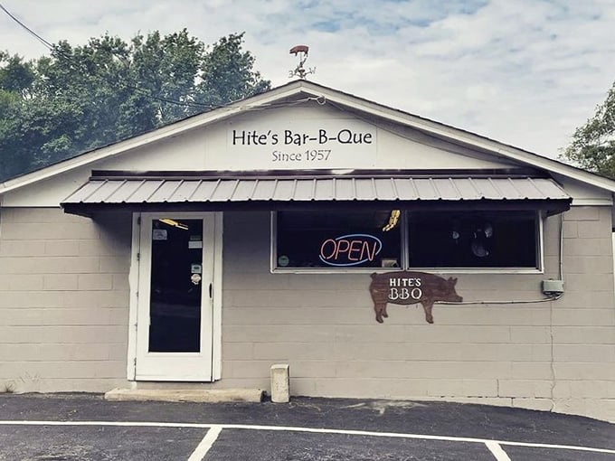 That little pig sign on Hite's window isn't just cute &ndash; it's a beacon for barbecue pilgrims seeking authentic South Carolina whole hog tradition.