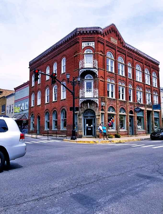 The brick architecture here whispers stories of simpler times when craftsmanship mattered more than speed and convenience.