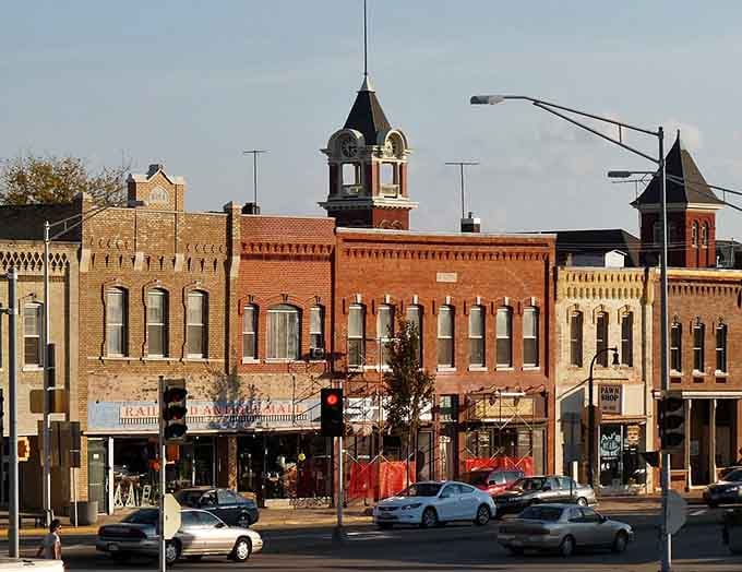 The clock tower stands sentinel over Marshfield's downtown, keeping watch over a place where time&mdash;and cost of living&mdash;seems to move more gently.