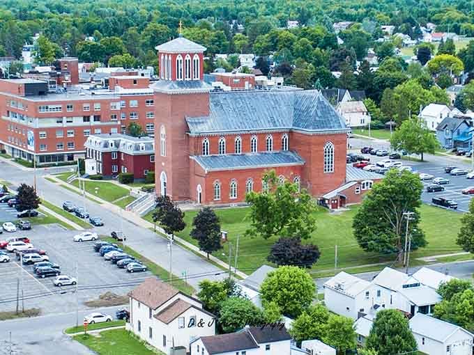 That distinctive cupola rises above town like a beacon reminding everyone that history and community still matter here.