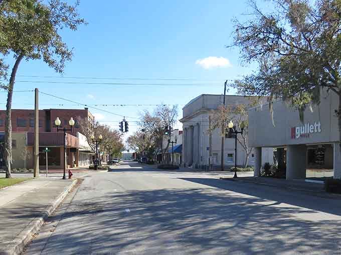 Empty streets mean you've found the real Florida, where rush hour is three cars at a stoplight.