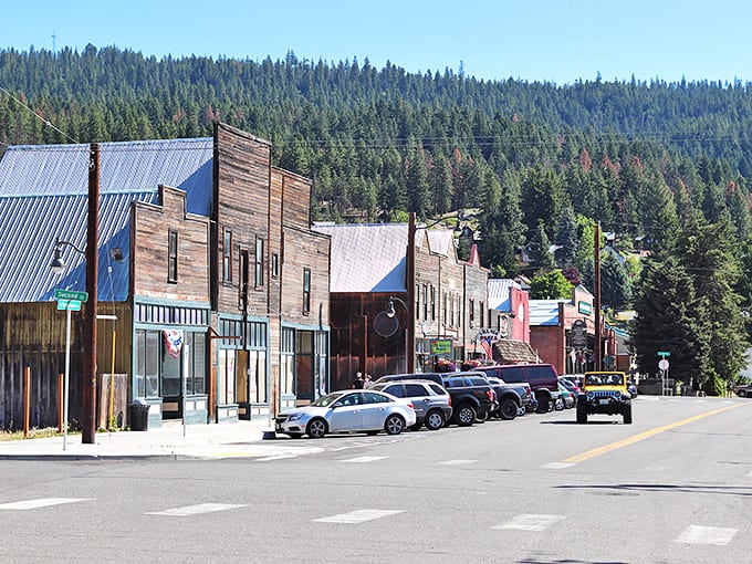 History preserved in every weathered board. Roslyn's vintage main street takes you back to the town's coal mining heyday.