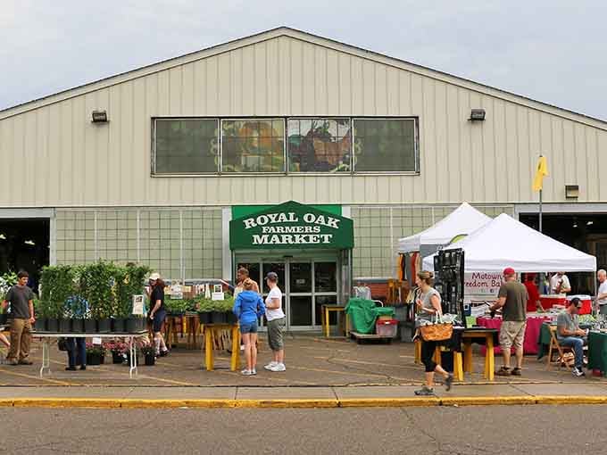 Community gathering spot since the Roaring Twenties. Royal Oak's market transforms from farm-fresh to flea-fantastic depending on the day.