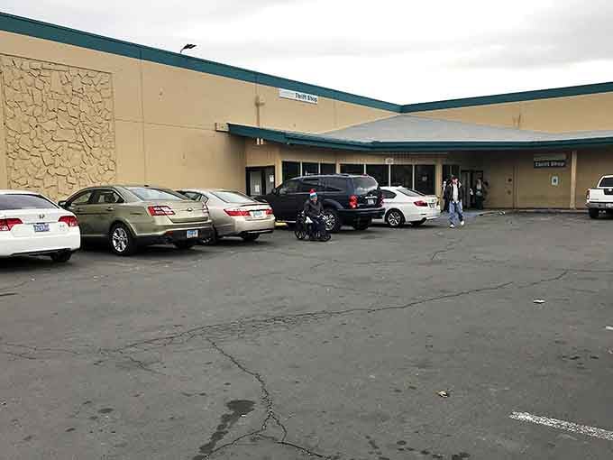 The unassuming facade of St. Vincent's hides a wonderland of secondhand treasures waiting to be discovered.